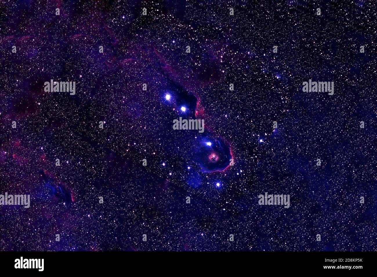 Beautiful blue galaxy in deep space. Elements of this image furnished ...