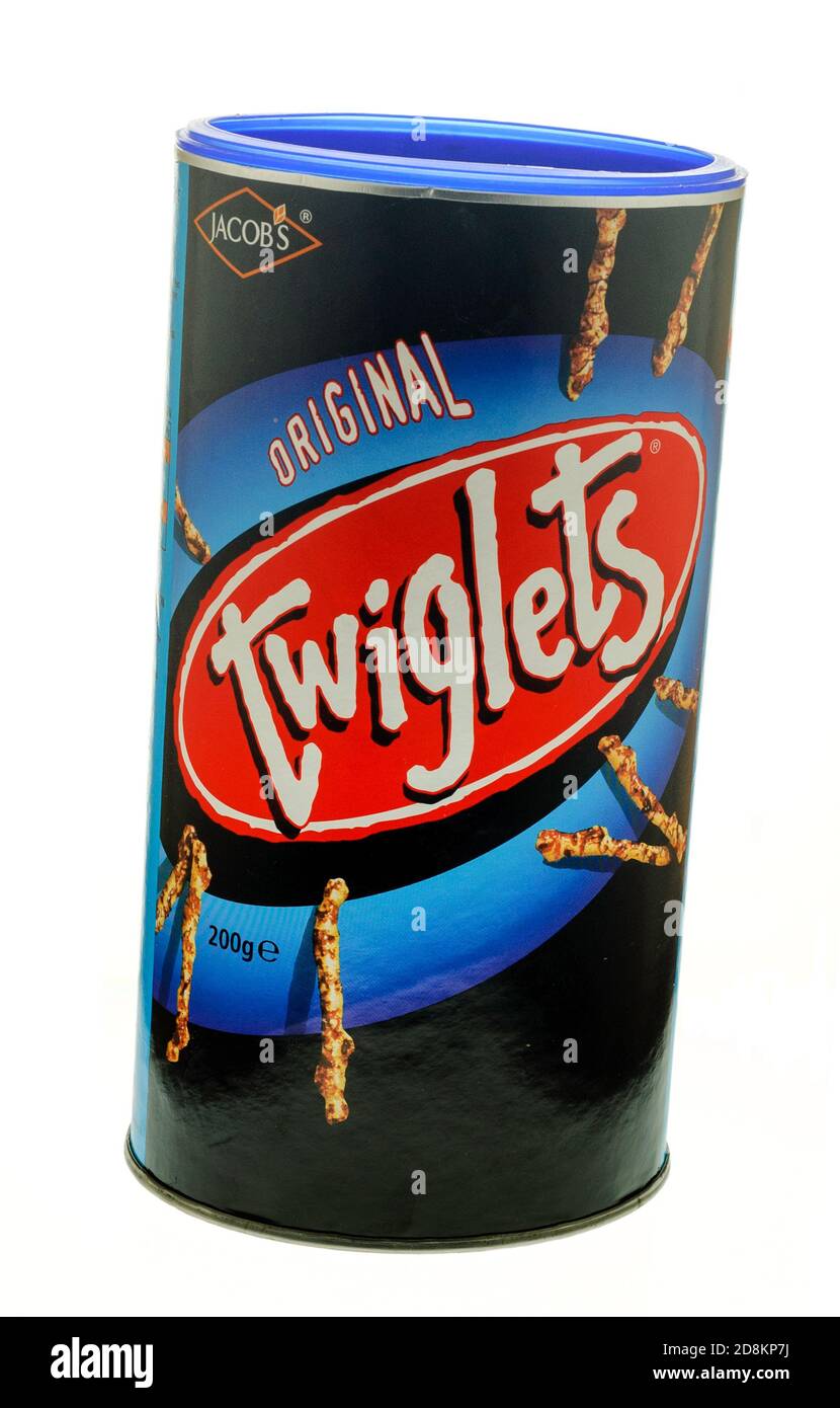 Tub of Original Twiglets, Twiglets were first made in 1935 by Jacob's ...