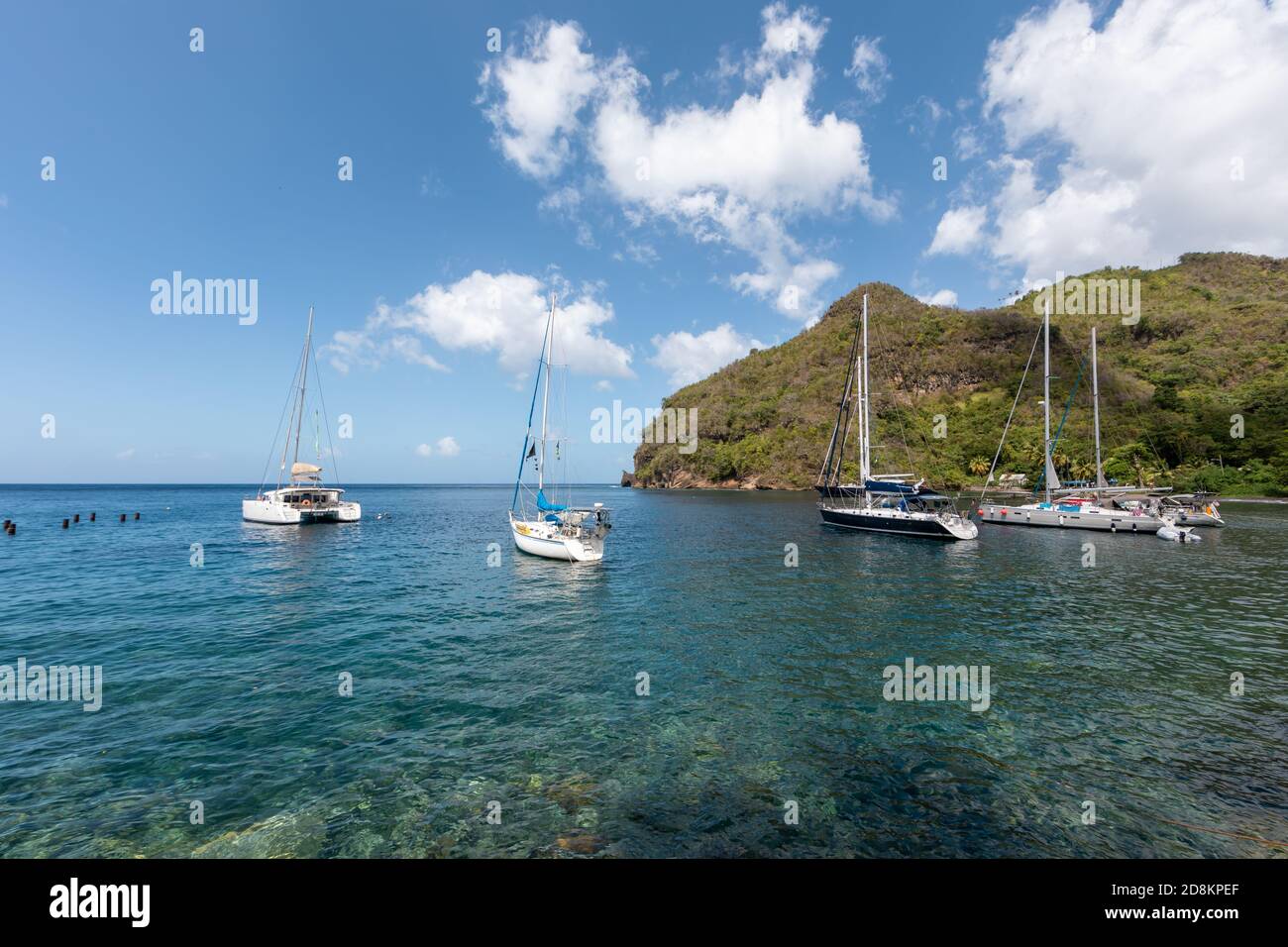Saint Vincent, Saint Vincent and the Grenadines - Wallilabou bay Stock ...