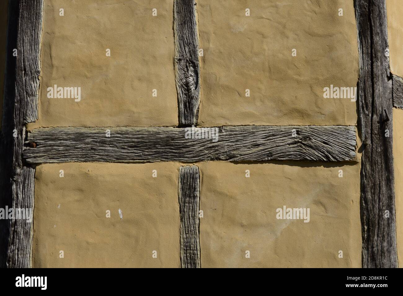 The clay wall of a half-timbered building Stock Photo - Alamy