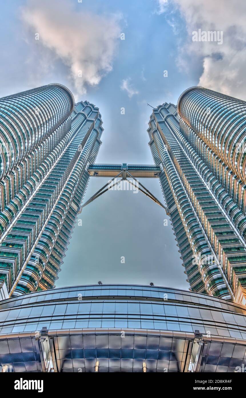 KLCC District, Kuala Lumpur, HDR Image Stock Photo - Alamy