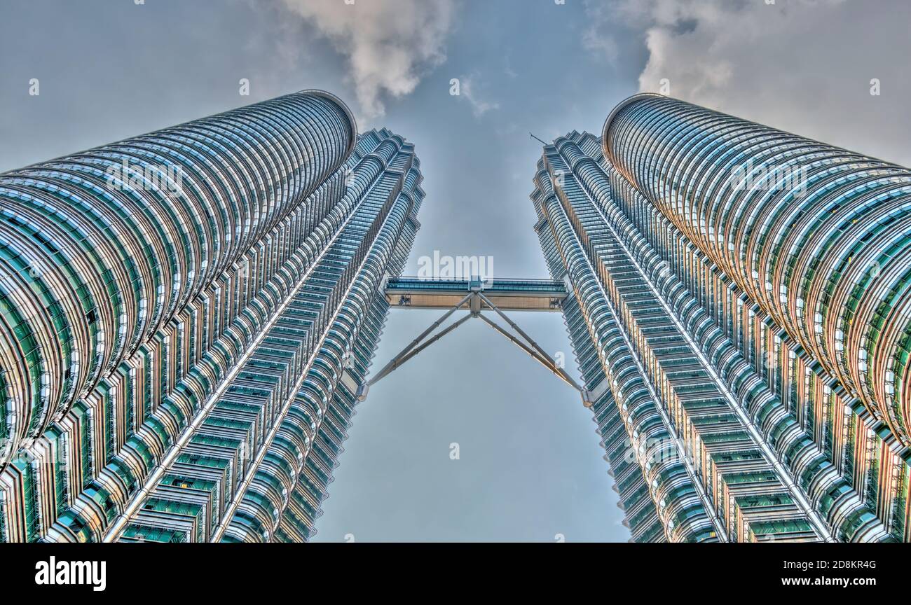 KLCC District, Kuala Lumpur, HDR Image Stock Photo - Alamy