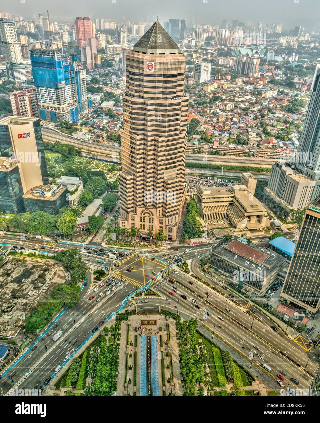 KLCC District, Kuala Lumpur, HDR Image Stock Photo - Alamy