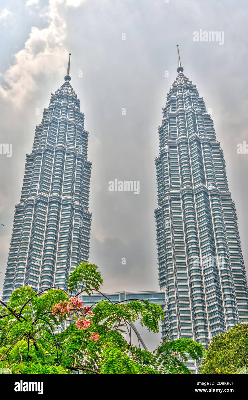 KLCC District, Kuala Lumpur, HDR Image Stock Photo - Alamy