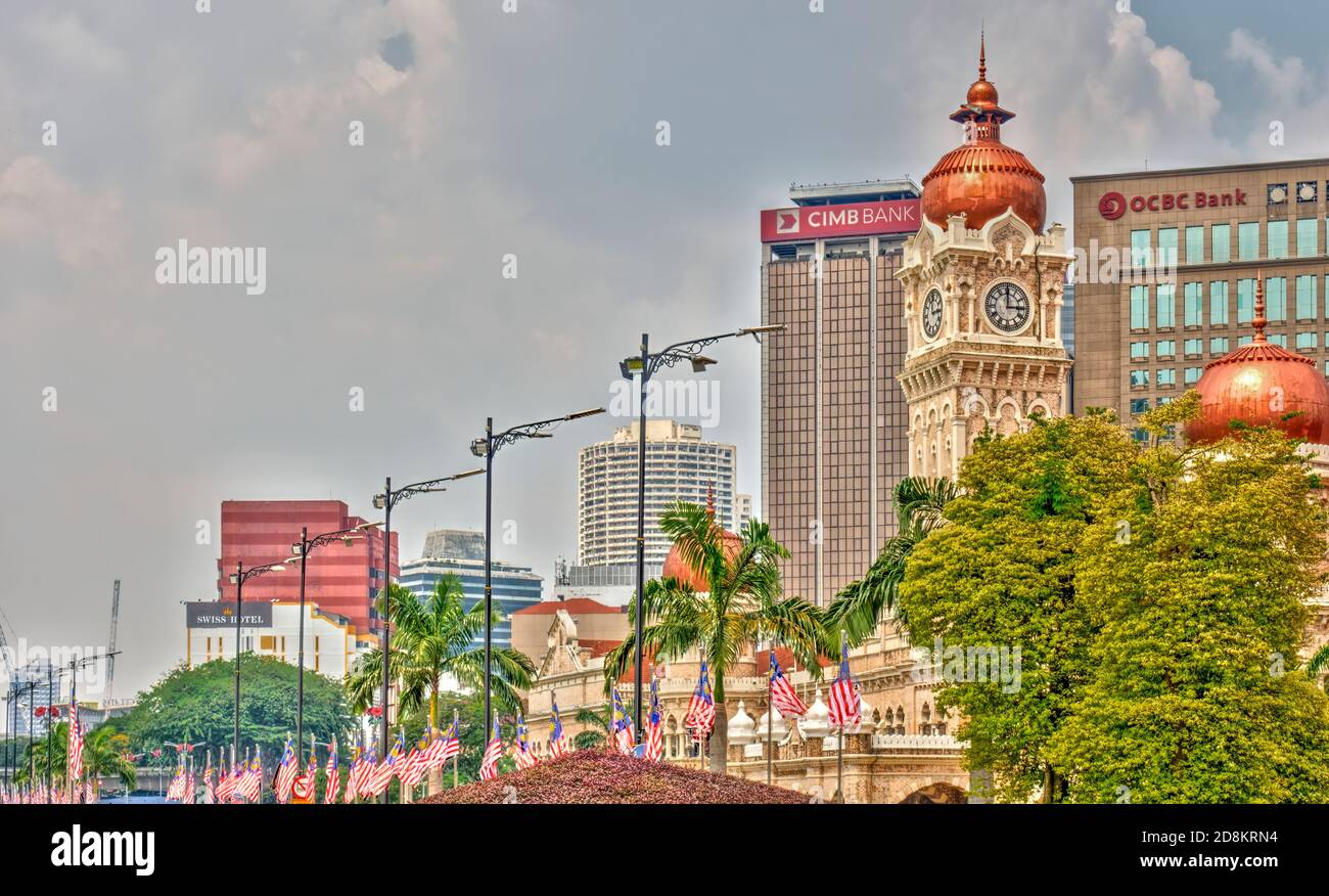 Merdeka Square, Kuala Lumpur, HDR Image Stock Photo - Alamy