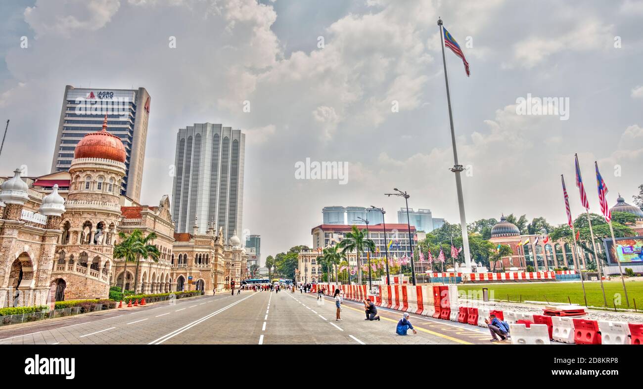 Merdeka Square, Kuala Lumpur, HDR Image Stock Photo - Alamy