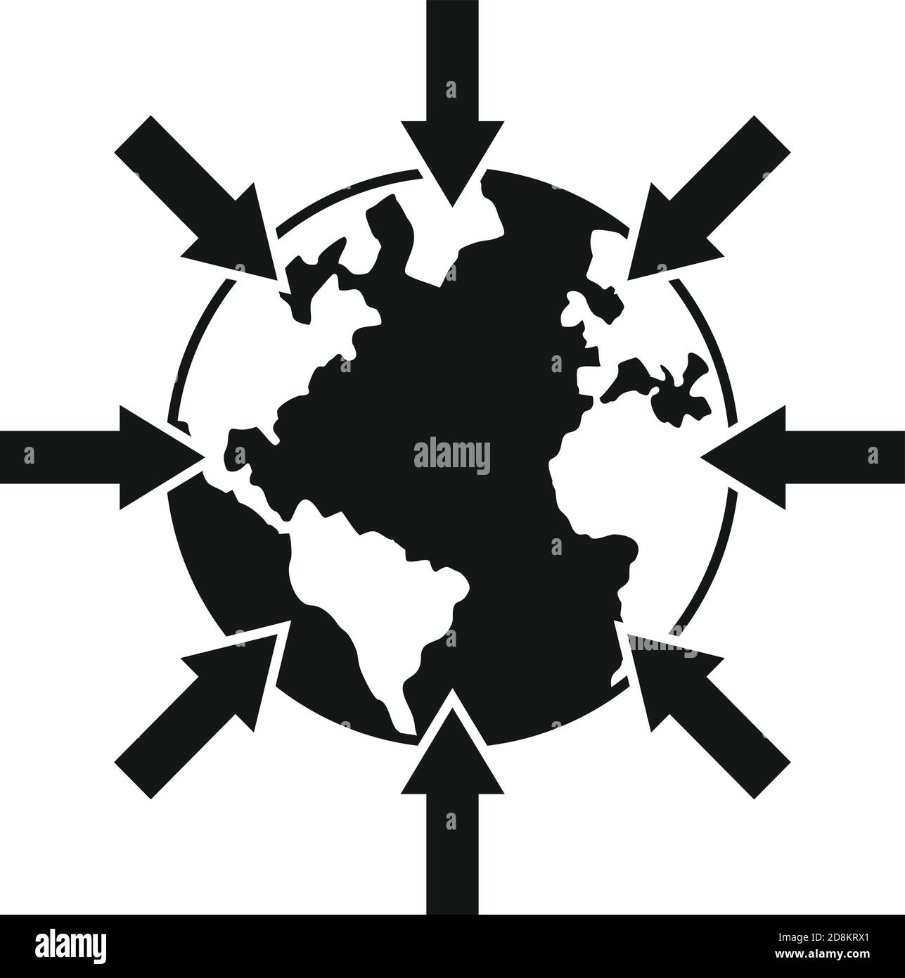 Solar system universe gravity Black and White Stock Photos & Images - Alamy