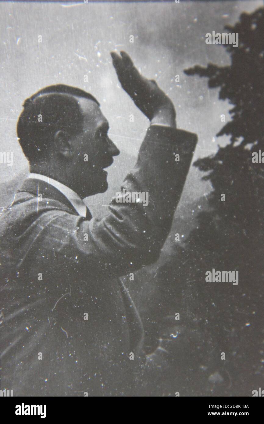 Fine 1970s vintage black and white photography of Adolph Hitler ...