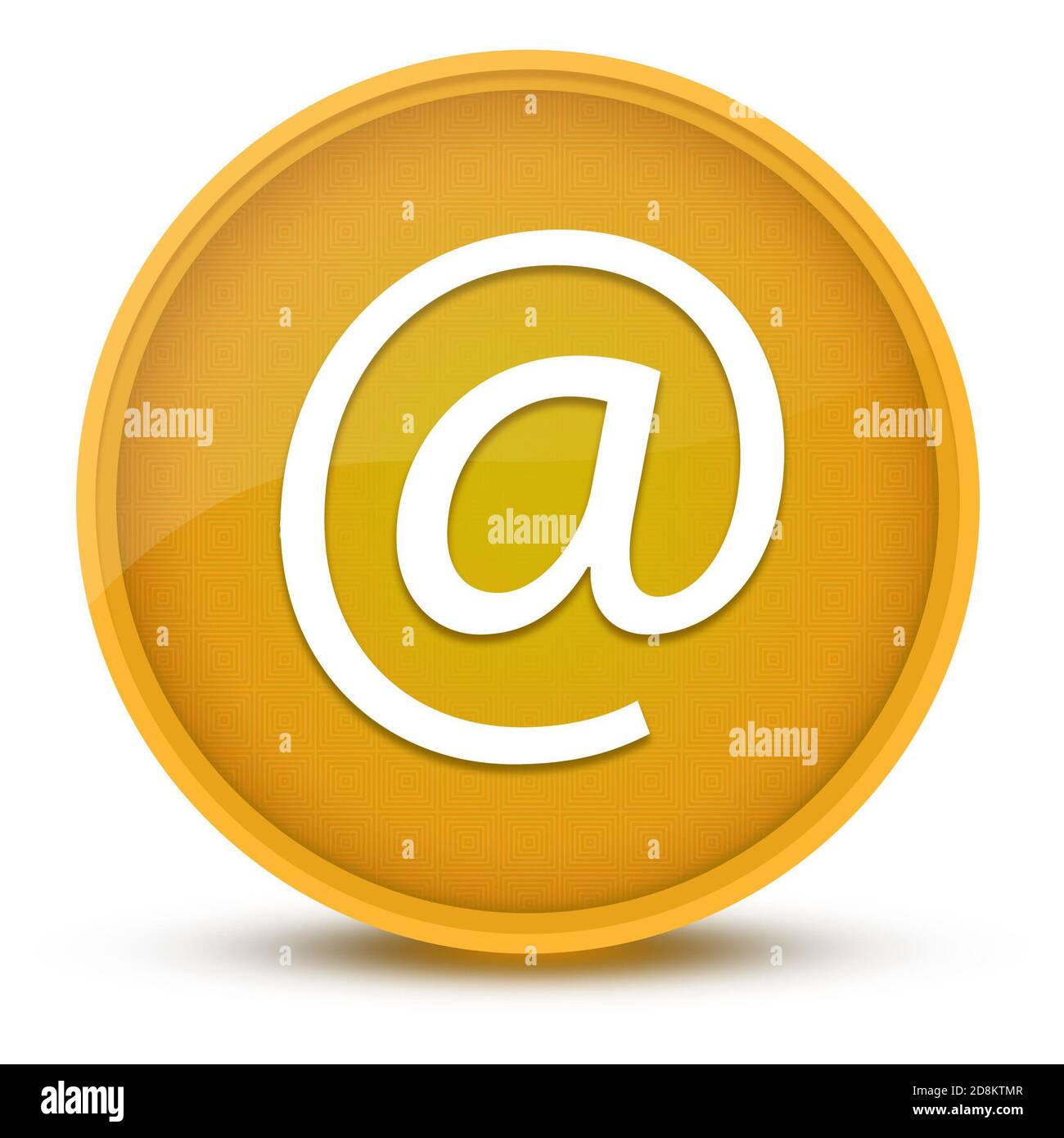 Email address luxurious glossy yellow round button abstract ...
