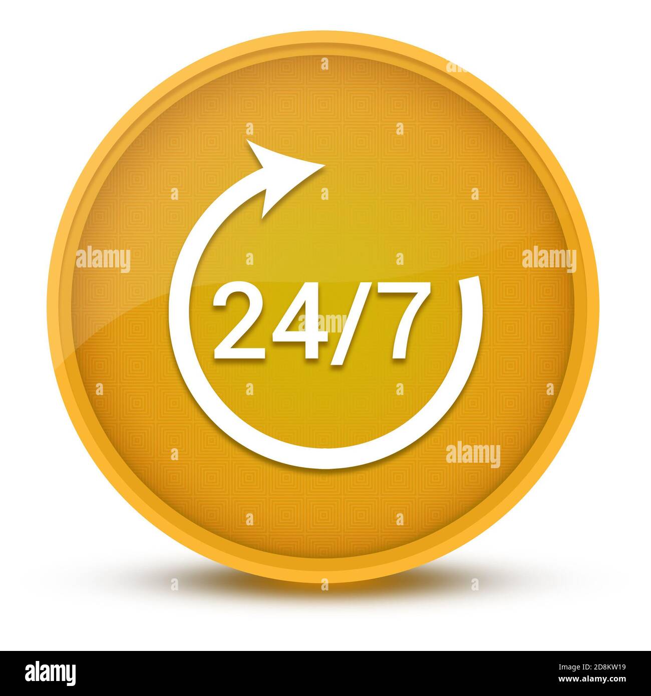 24/7 rotate arrow luxurious glossy yellow round button abstract ... 24/7 rotate arrow luxurious glossy yellow round button abstract ...