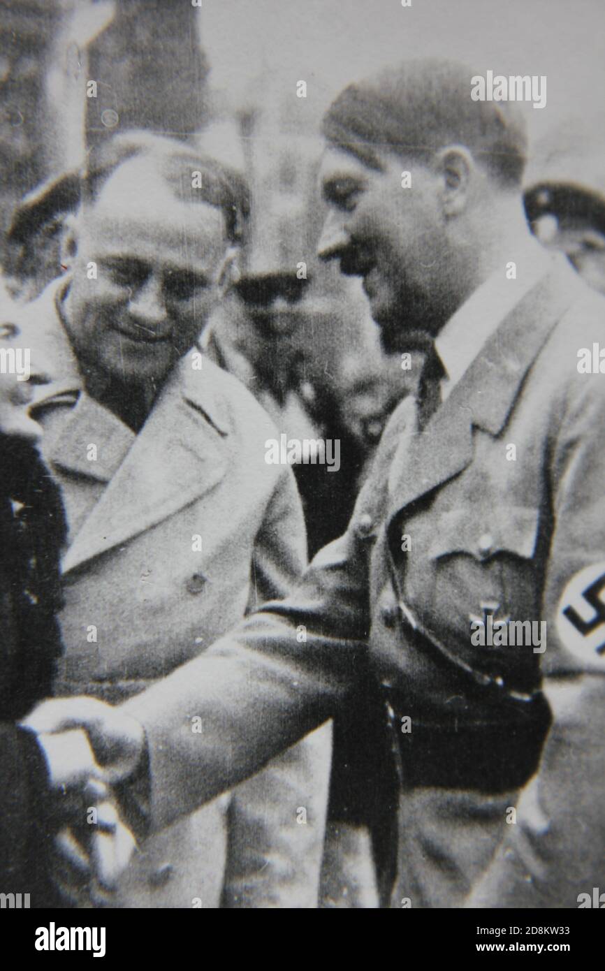 Fine 1970s vintage black and white photography of Adolph Hitler ...