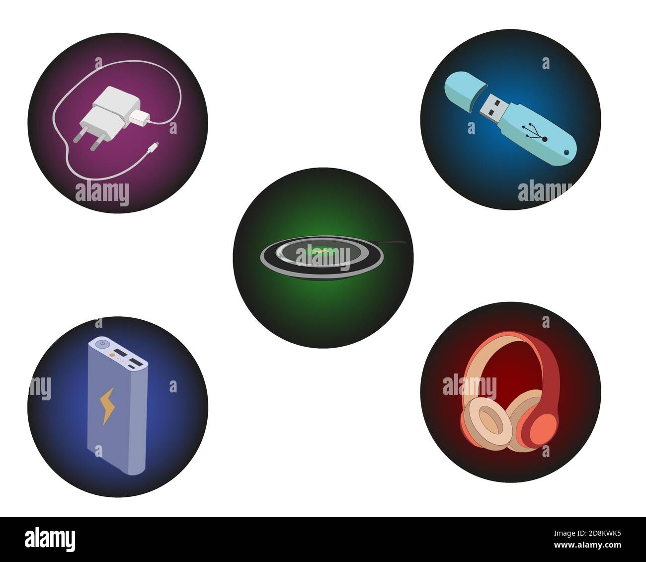 Charge devices sign battery Stock Vector Images - Alamy