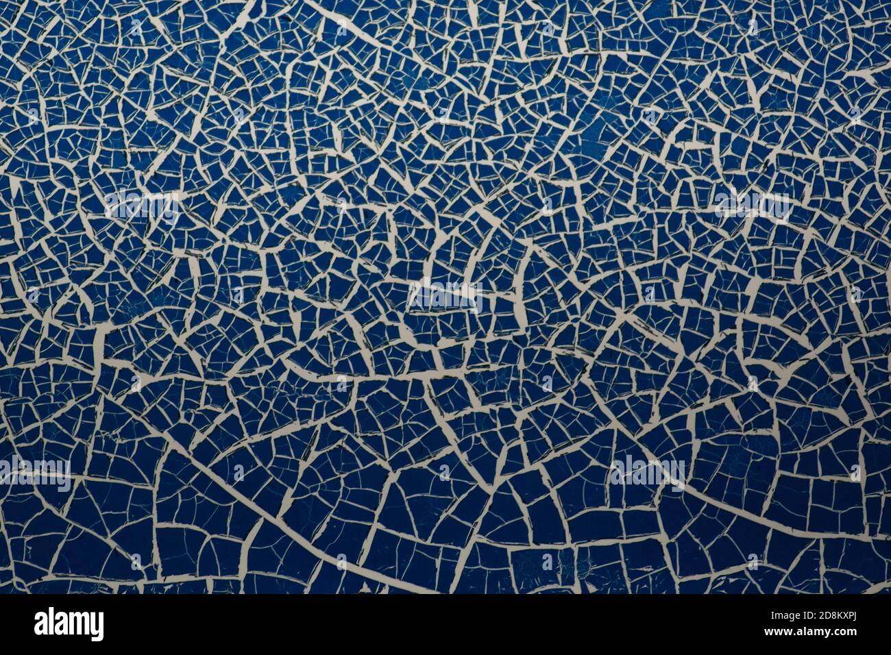 Texture and background of Traces of blue broken on the bright glass ...