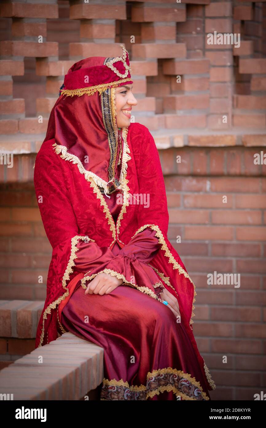 young beautiful Iranian lady in traditional clothing Stock Photo - Alamy