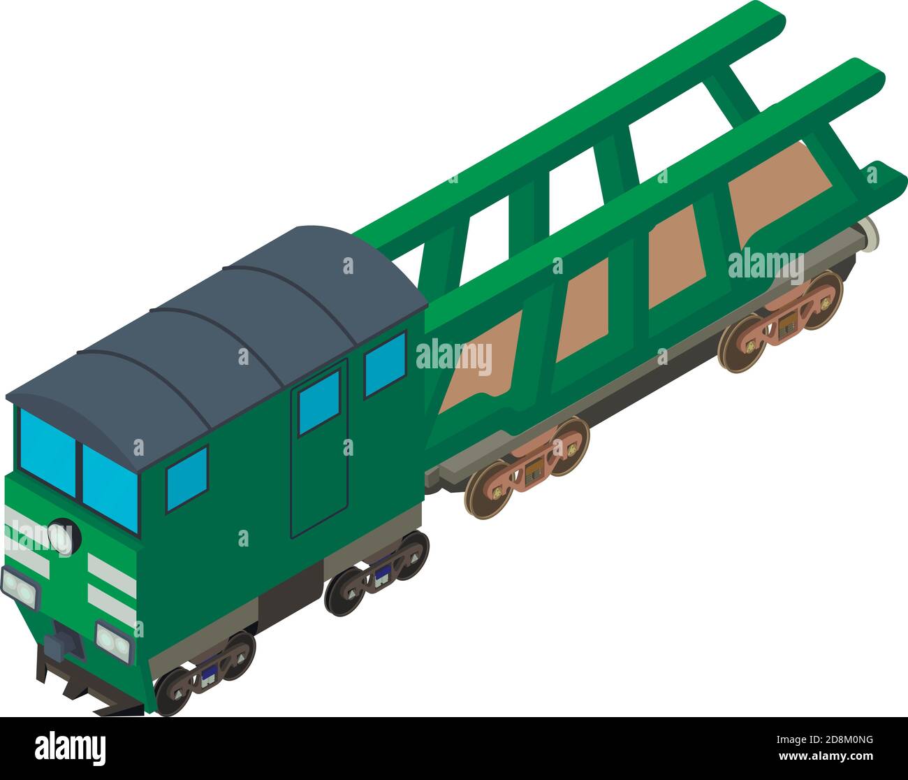 Empty railcar Stock Vector Images - Alamy
