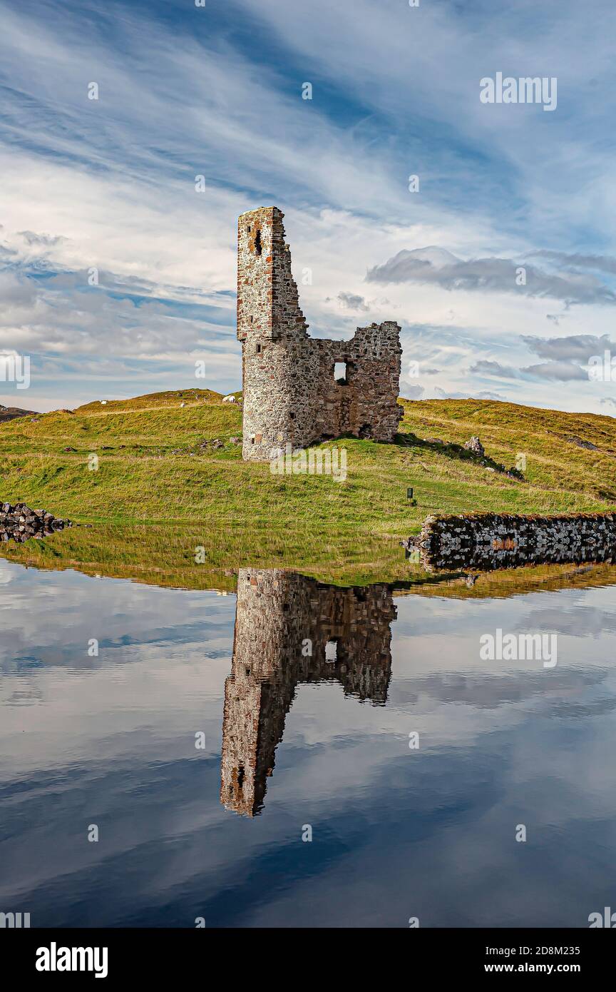 Castles north face demolished for stone to build calda house hi-res ...
