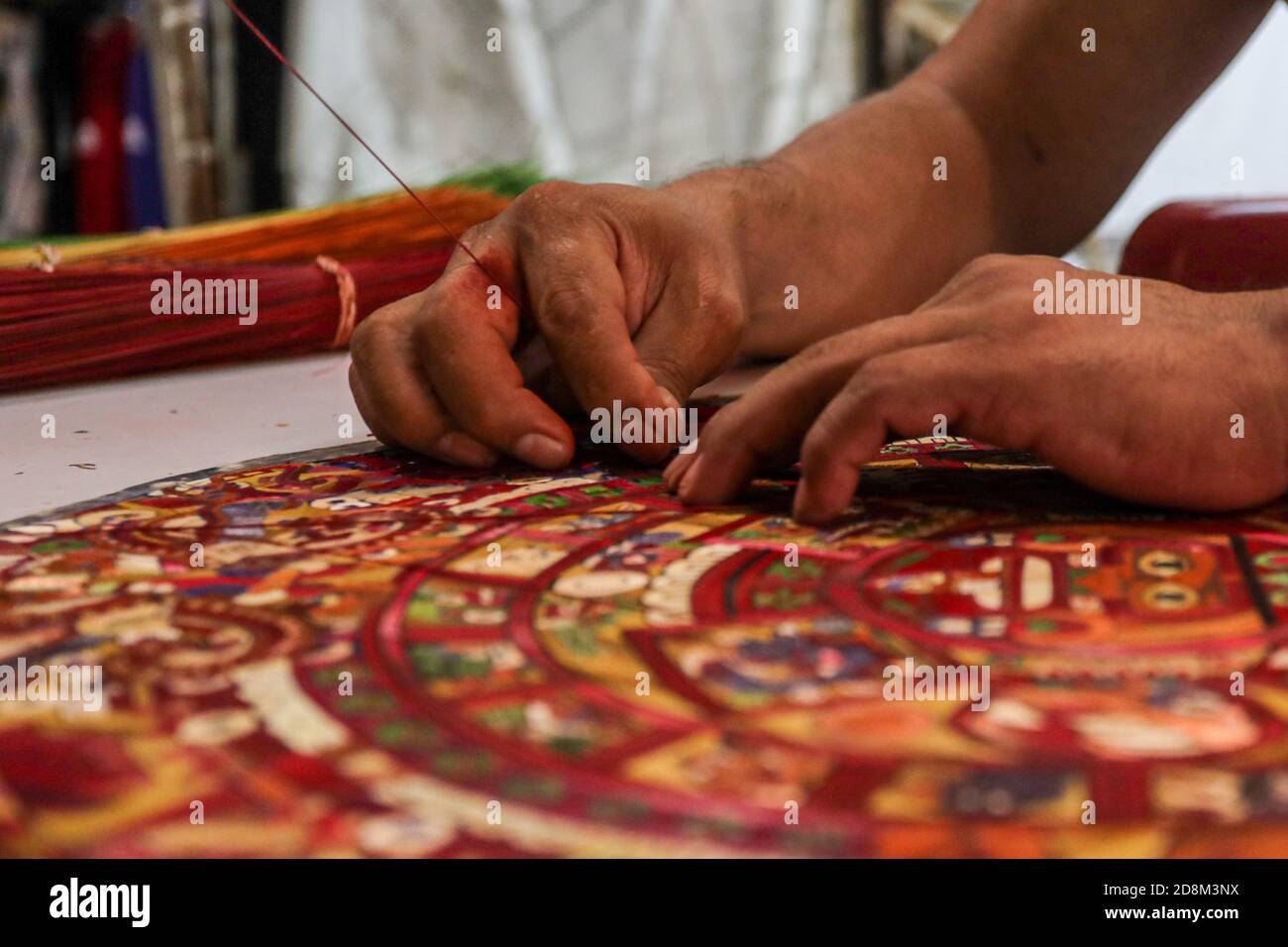 Non Exclusive: CANCUN, MEXICO - OCTOBER 30: Craftsman Mario Garcia ...
