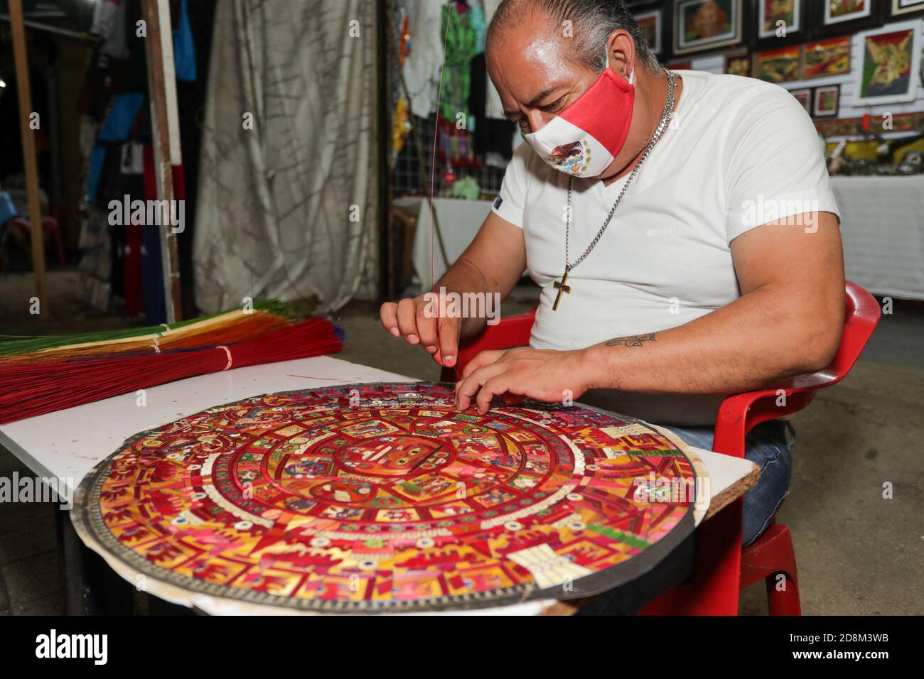 Non Exclusive: CANCUN, MEXICO - OCTOBER 30: Craftsman Mario Garcia ...