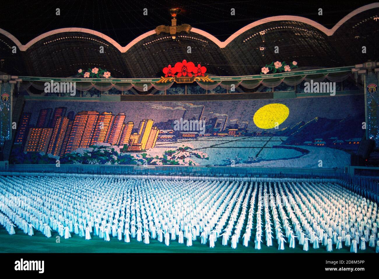 Arirang Mass Games 2002, Pyongyang, North Korea Stock Photo - Alamy