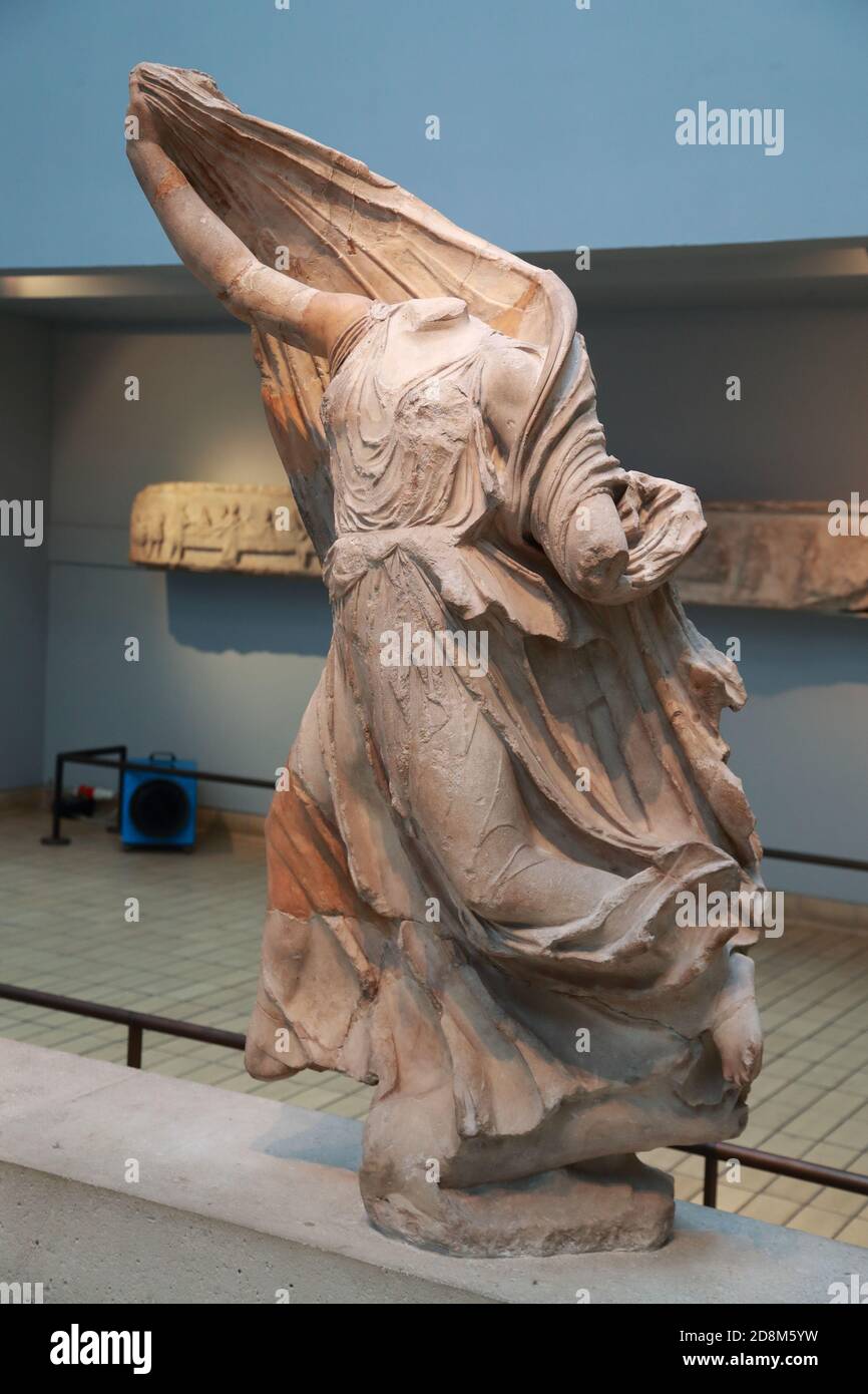 Nereid monument in the British Museum, London, UK Stock Photo - Alamy