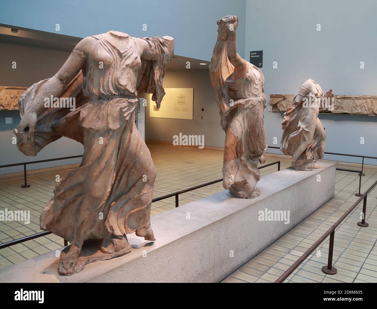 Nereid monument in the British Museum, London, UK Stock Photo - Alamy