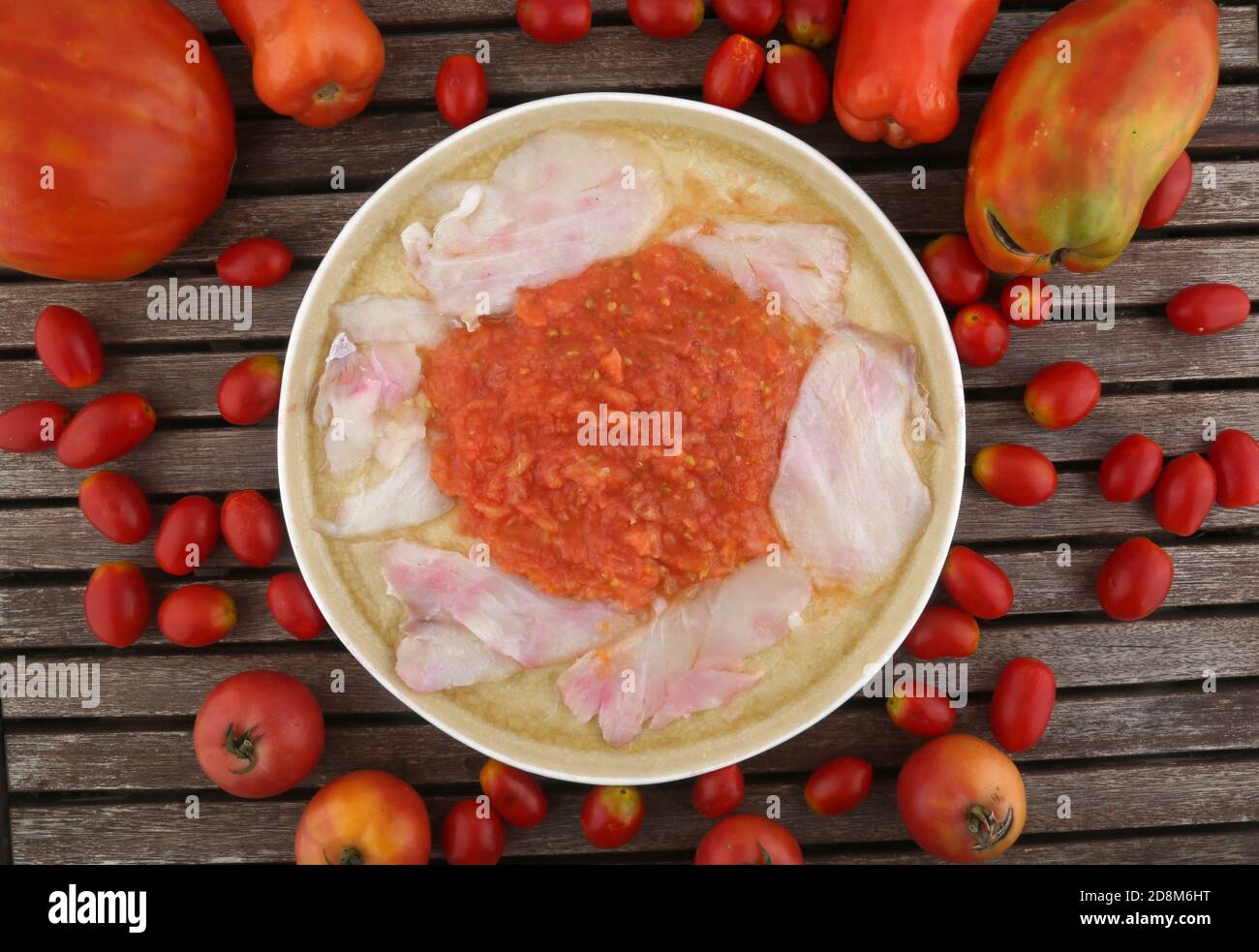 Carpaccio cod fish hi-res stock photography and images - Alamy