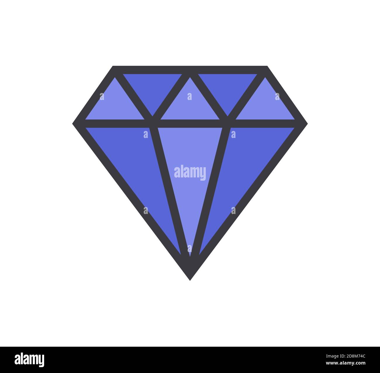 Diamond outline hi-res stock photography and images - Alamy