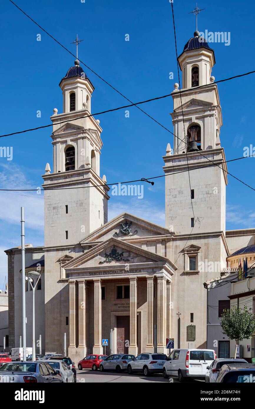 Basilica De San Pascual Baylon of the sanctuary known as El Sant, in ...
