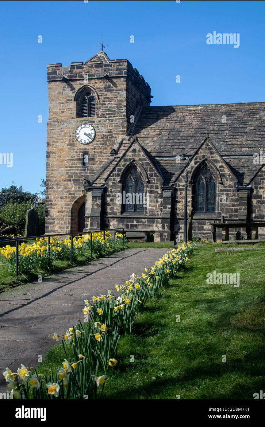 St Peter's Church in Rawdon, Near Leeds, Yorkshire, UK Stock Photo - Alamy