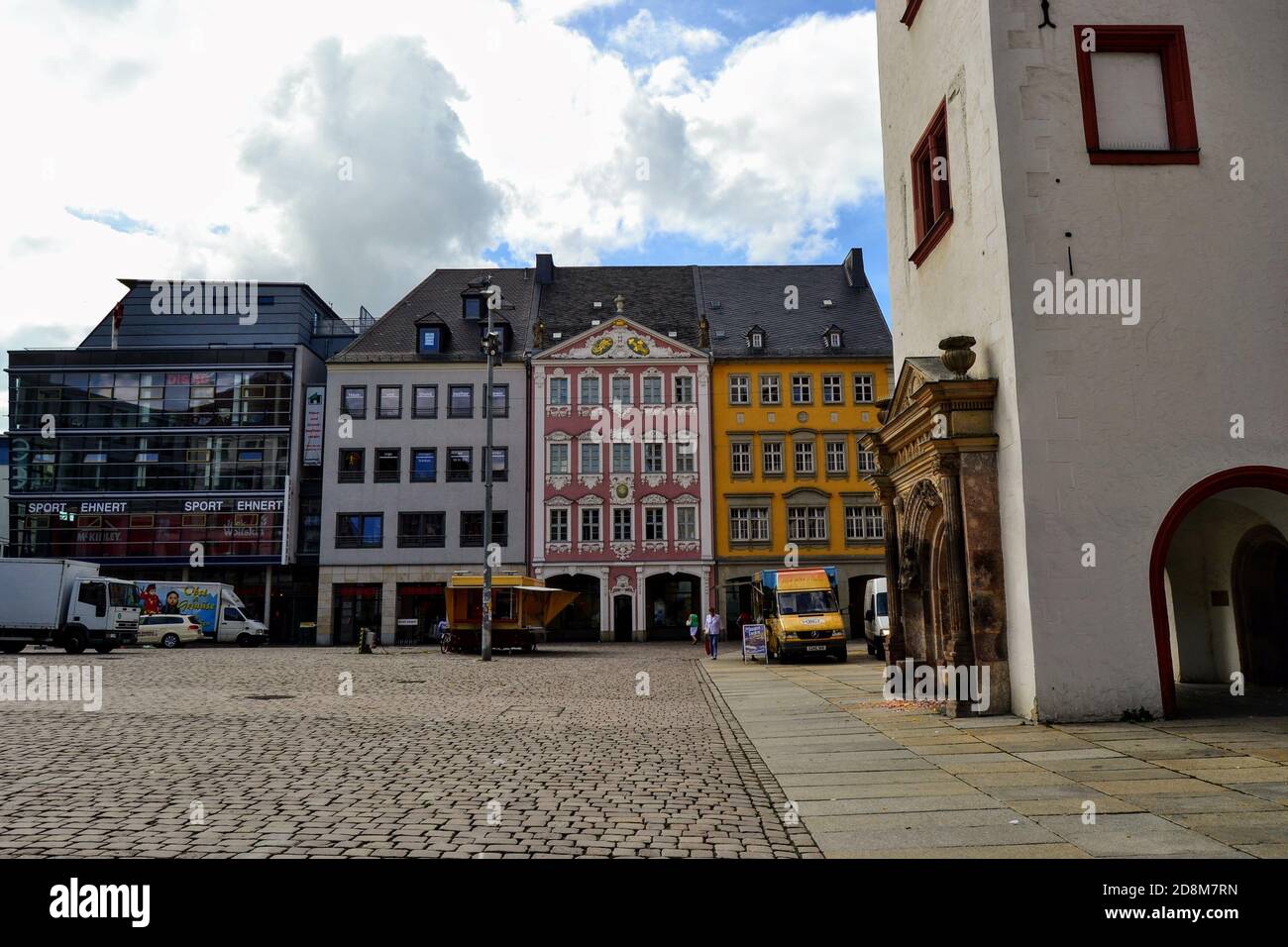 architecture, building, center, Chemnitz, city, city administration ...