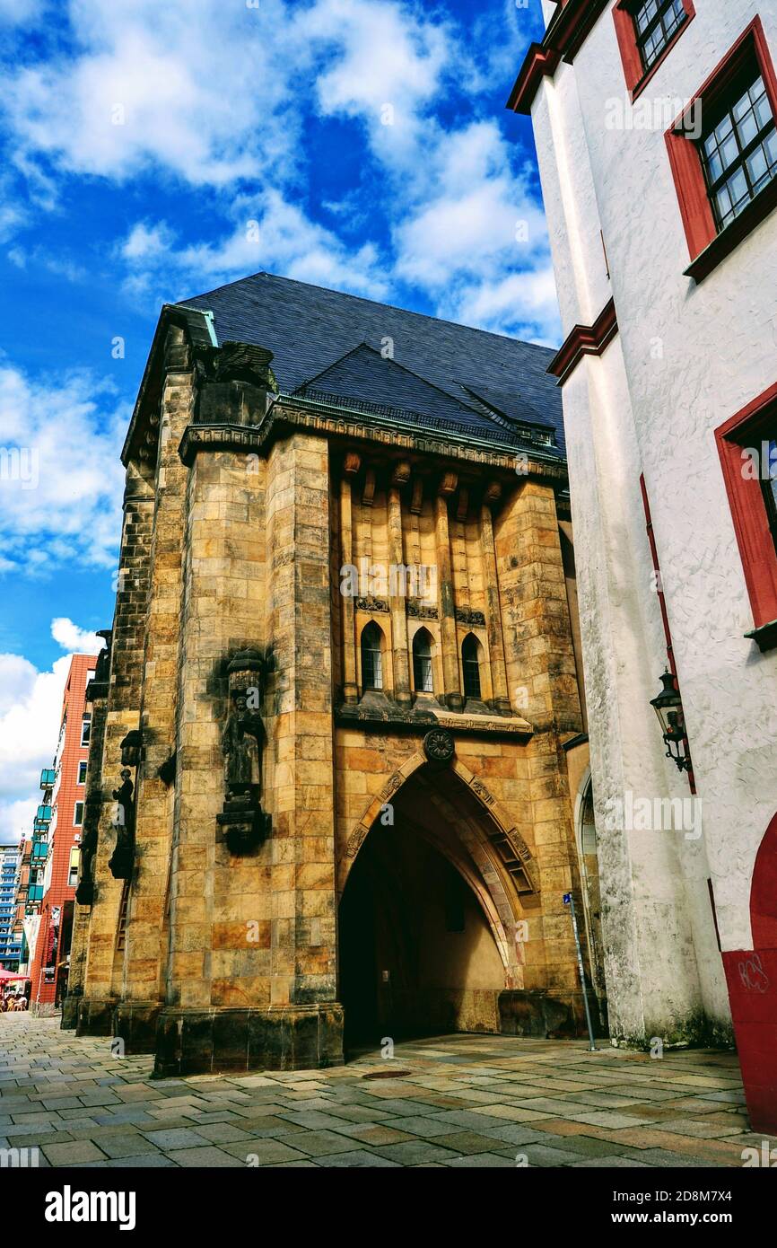 architecture, building, center, Chemnitz, city, city administration ...