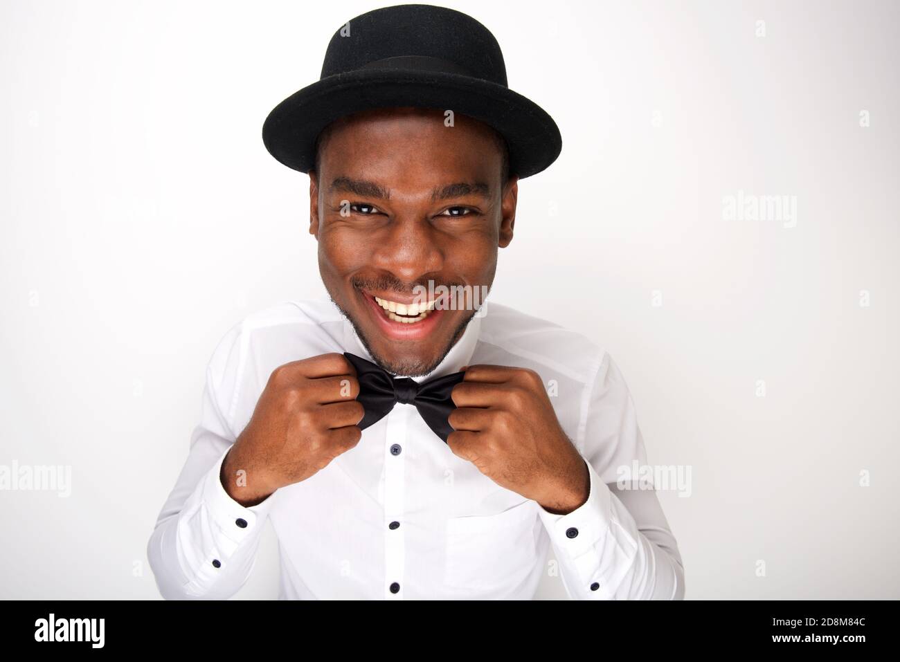 Closeup african guy fixing hi-res stock photography and images - Alamy