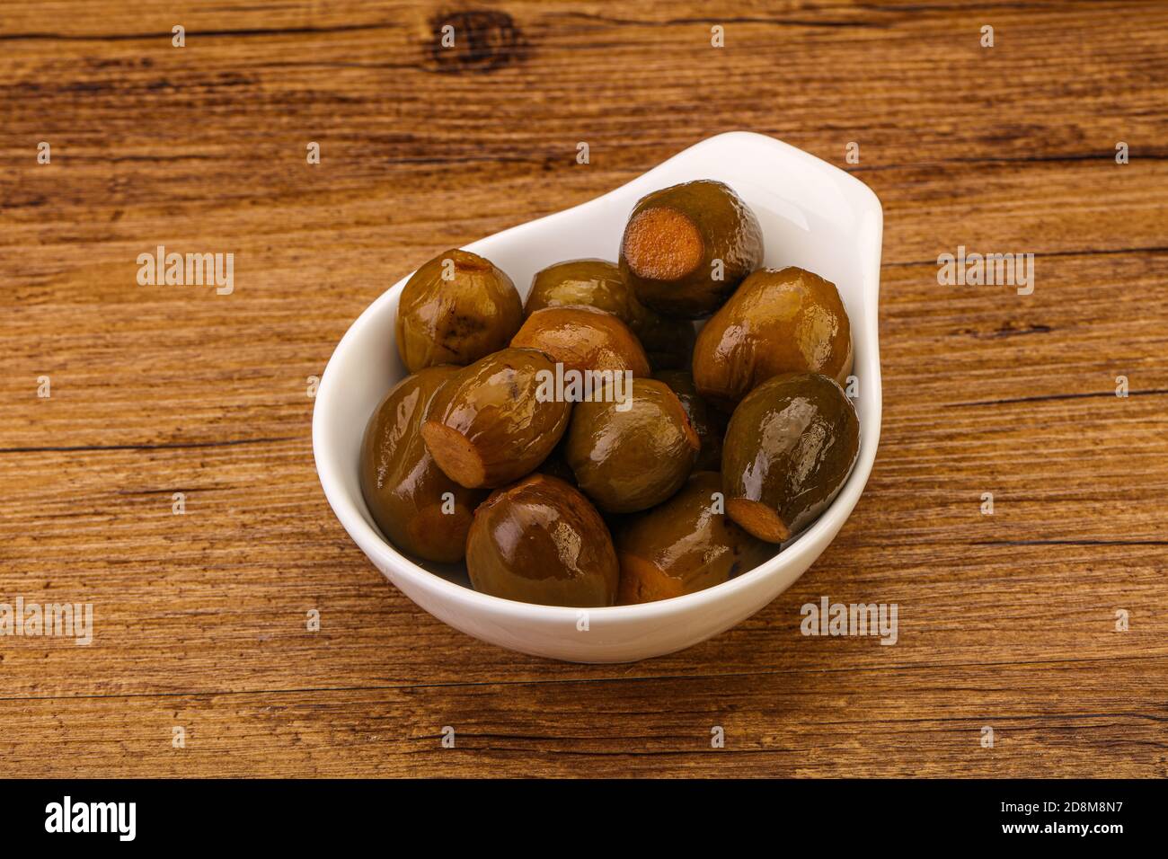 Marinated feijoa fruit in the bowl Stock Photo - Alamy