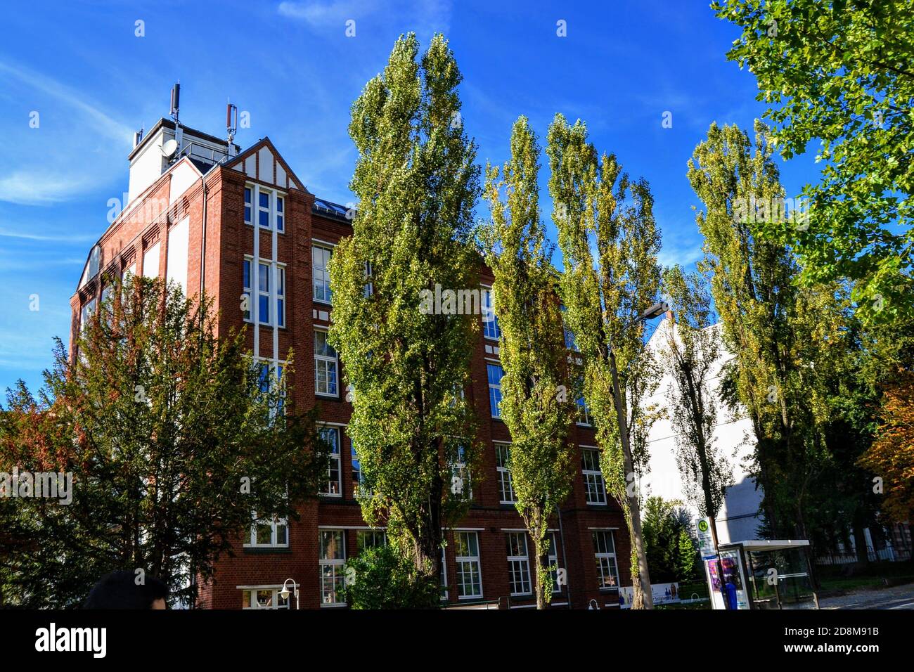 Street views in Chemnitz, Germany. Old style colorful buildings and ...