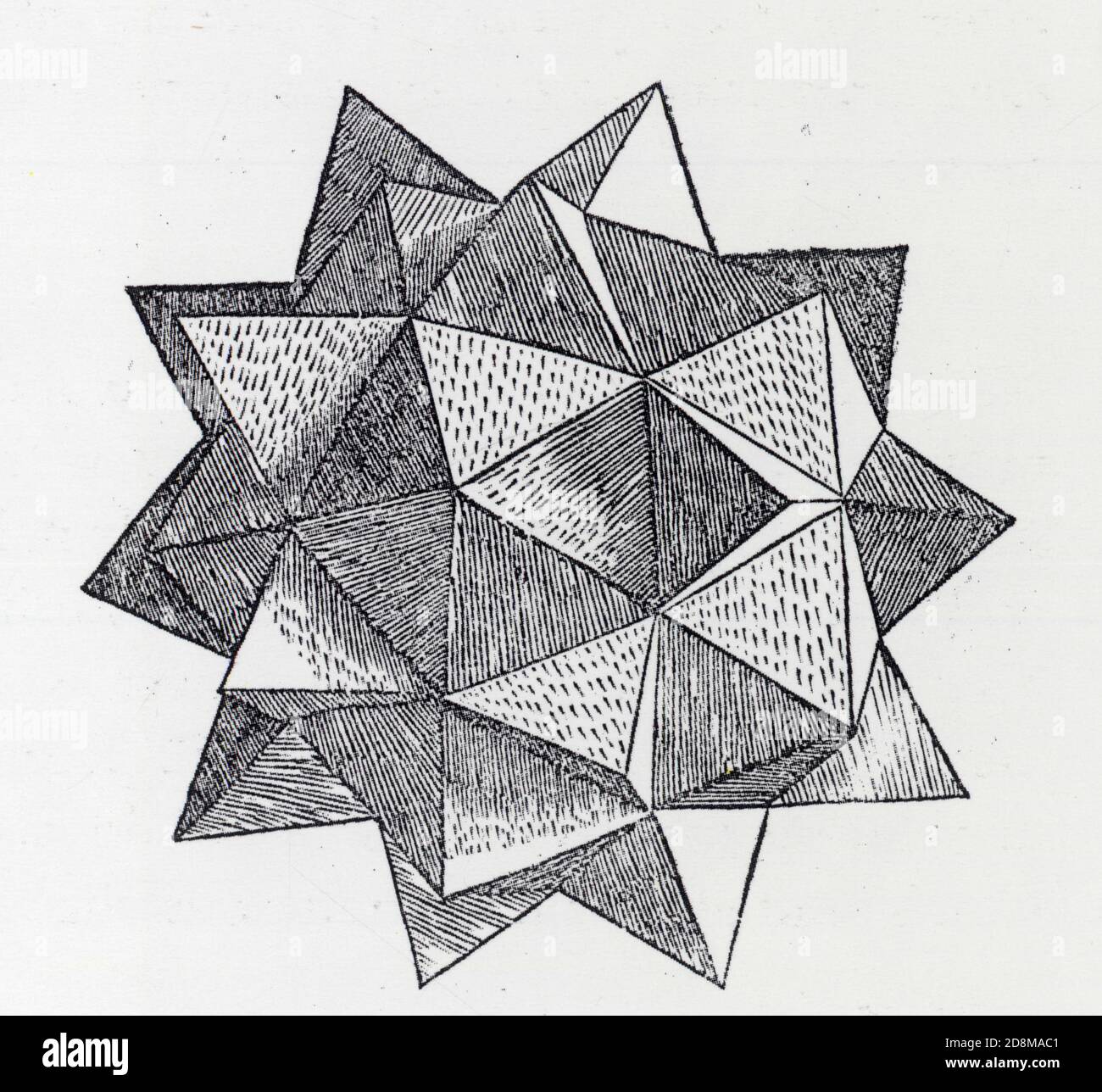 Leonardo da Vinci.Solid version of the truncated and stellated ...