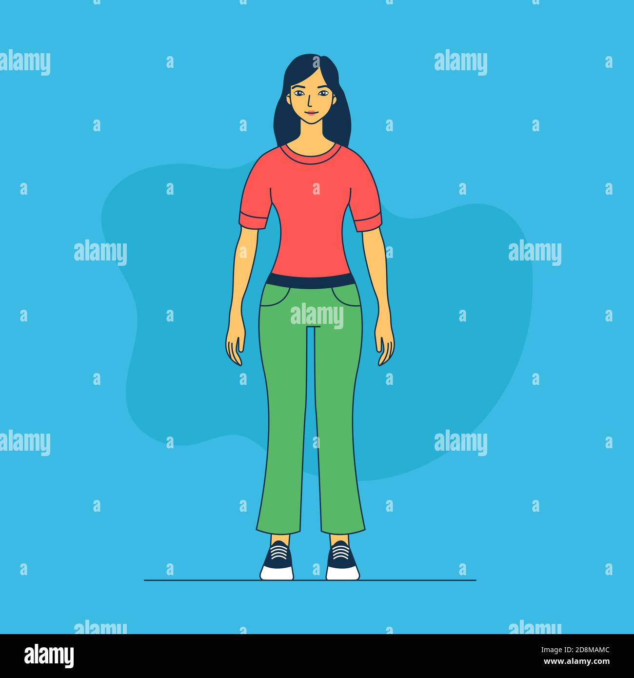 Flat figure Stock Vector Images - Alamy