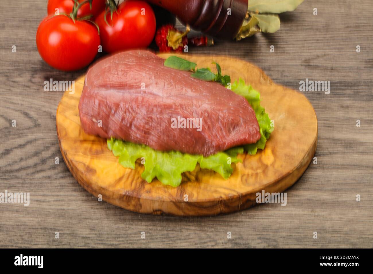 Raw beef meat piece for cooking Stock Photo - Alamy