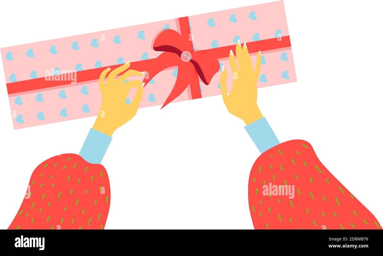 Hand holding a wrap Stock Vector Images - Alamy