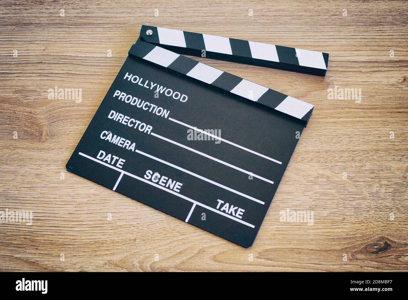 Blank movie production clapper board hi-res stock photography and ...