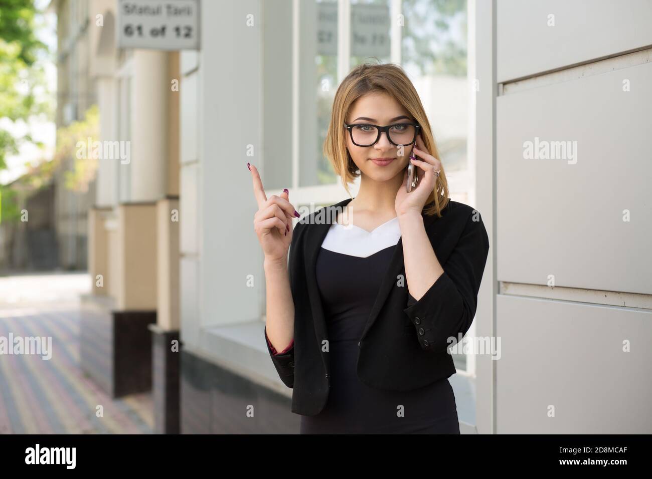 Woman wagging finger hi-res stock photography and images - Alamy