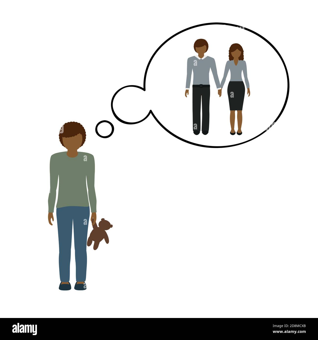 Boy child help home Cut Out Stock Images & Pictures - Alamy