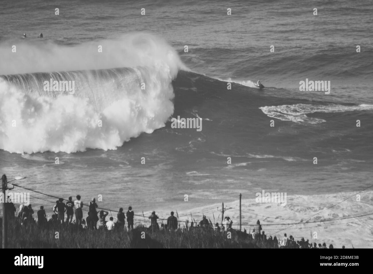 Sea ocean wave surfer surfers Black and White Stock Photos & Images - Alamy