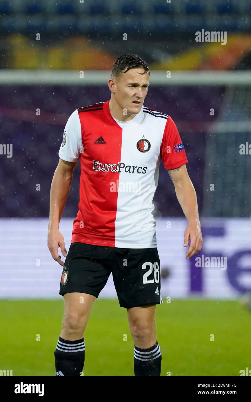 Jens Toornstra of Feyenoord during Europa League match Feyenoord-Wolfsberger AC on Oktober, 29 ...