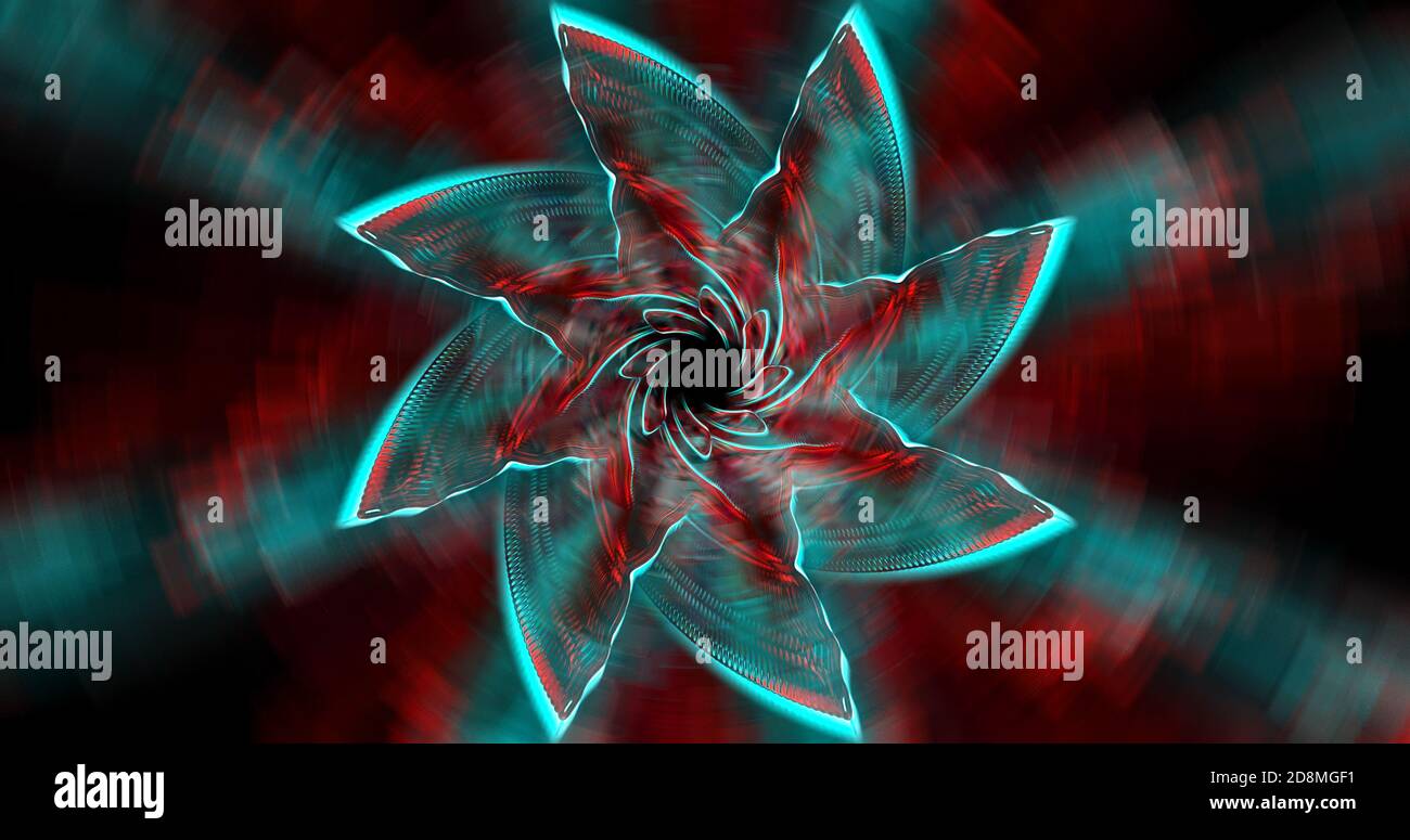 abstract mystical futuristic isoteric swirl vortex burst on a black ...