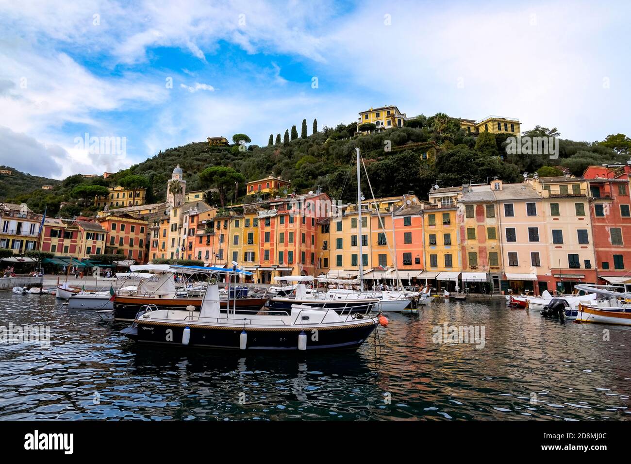 Yachts and Recreational Boats in the Harbor with Colorful Traditional ...