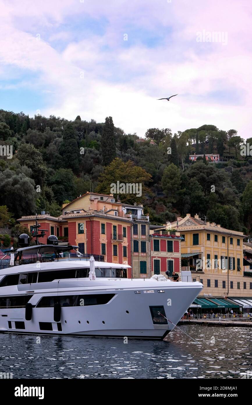 Yachts and Recreational Boats in the Harbor with Colorful Traditional ...