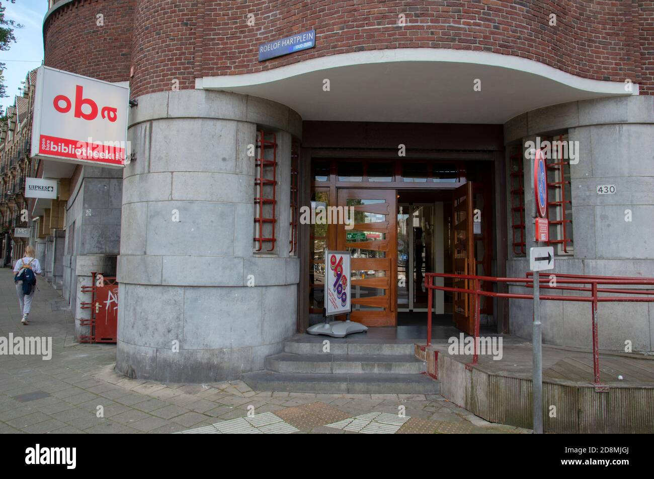 Public Library OBA At The Roelof Hartplein At Amsterdam The Netherlands ...
