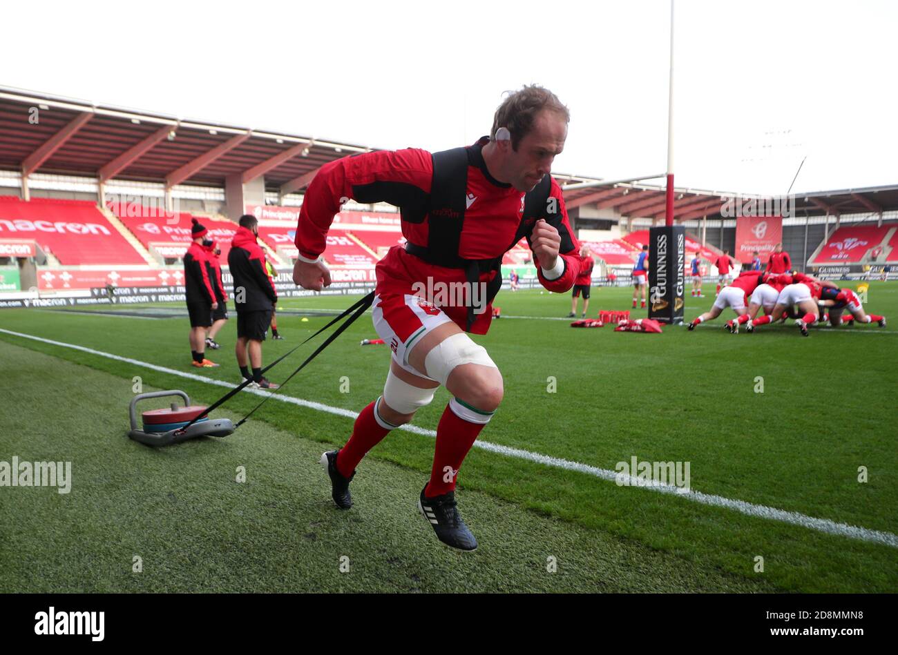 Scarlets rugby player hi-res stock photography and images - Alamy