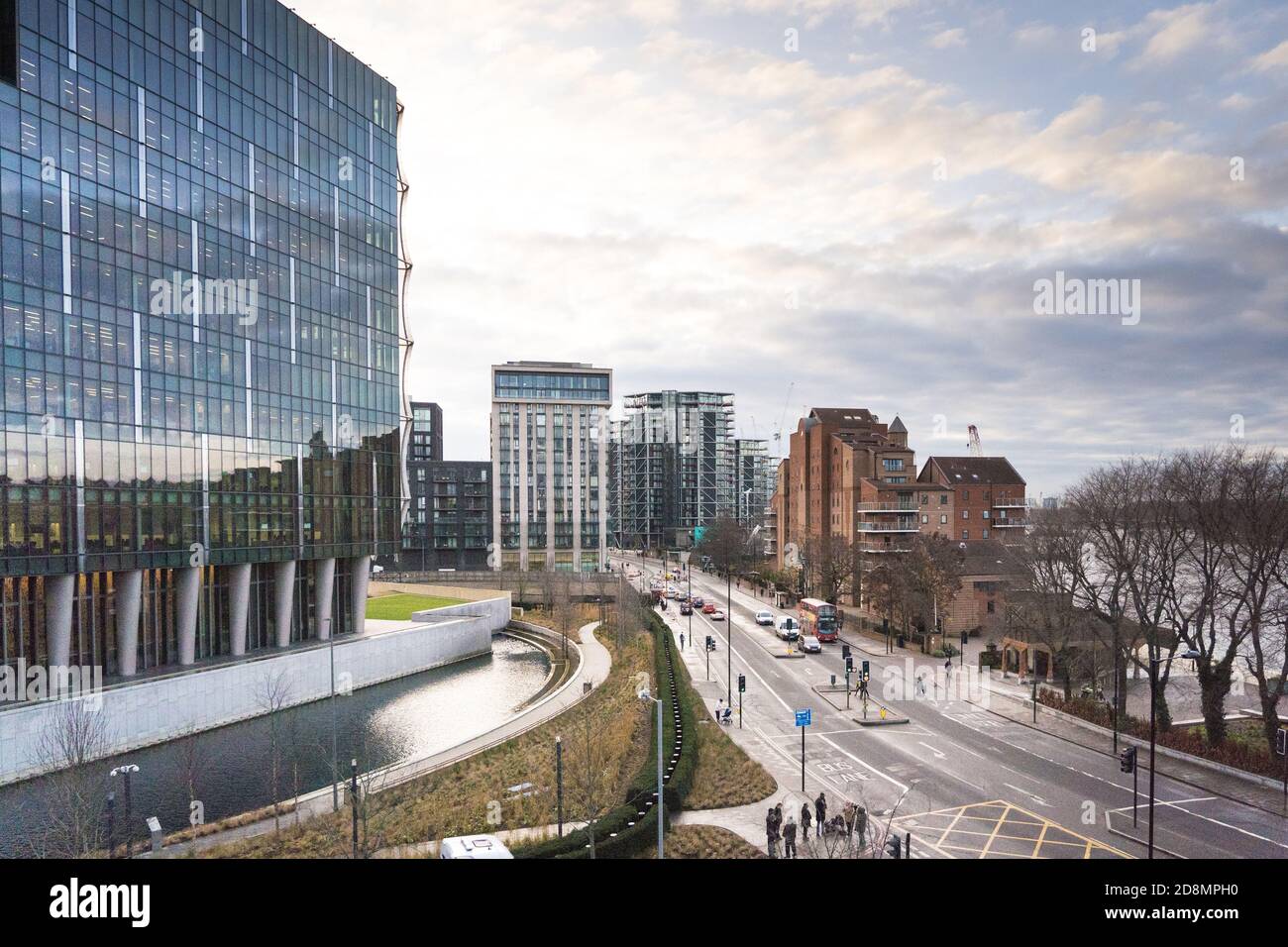 US Embassy of the United States of America, Nine Elms Lane Stock Photo ...