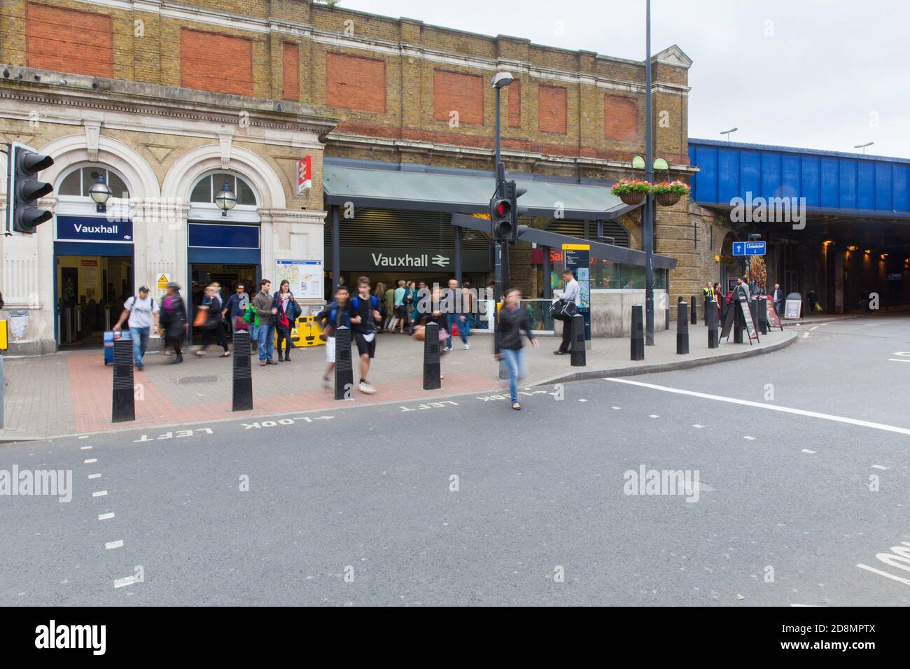 Vauxhall train Railway mainline station Stock Photo - Alamy